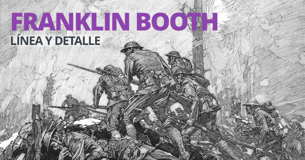 Franklin Booth, ilustrador de línea con pluma y tinta